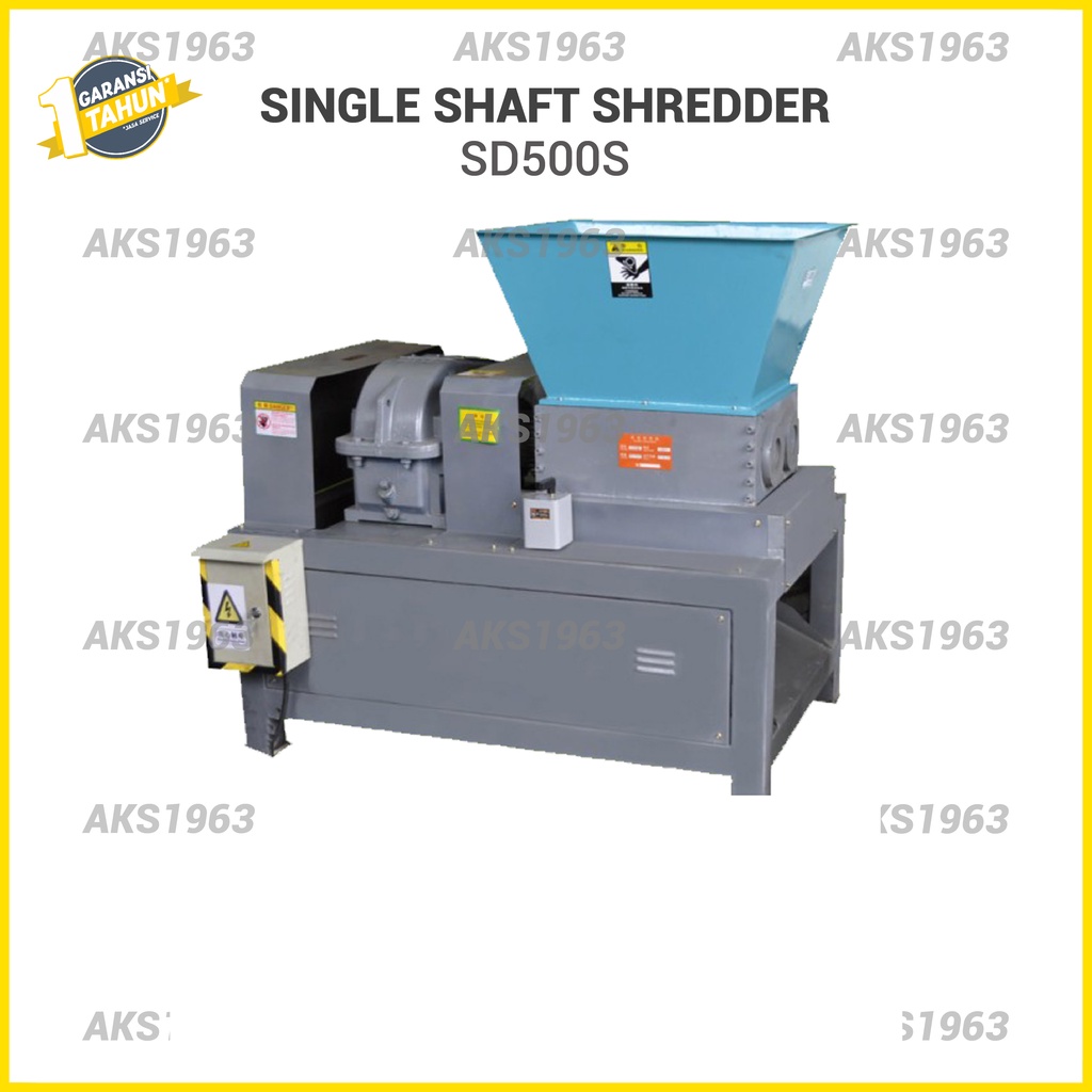 Jual Mesin Penghancur Sampah Daur Ulang Single Shaft Plastic Shredder ...