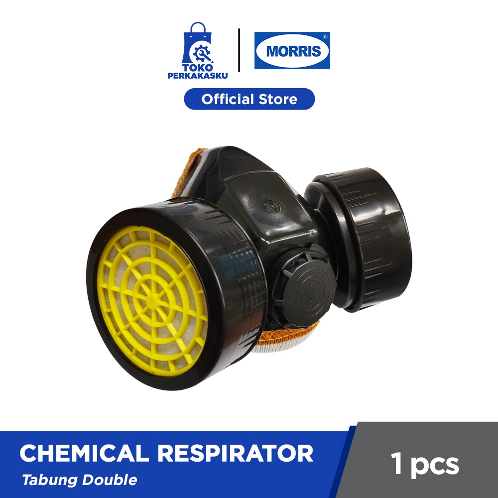 Jual Morris Chemical Respirator/Masker Anti Debu Chemical - Tabung ...