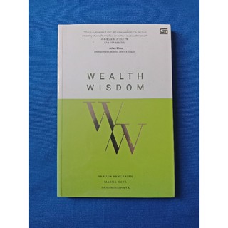 Jual Buku Bacaan Motivasi Hidup dan Pengembangan Diri - WEALTH WISDOM - Gramedia | Shopee Indonesia