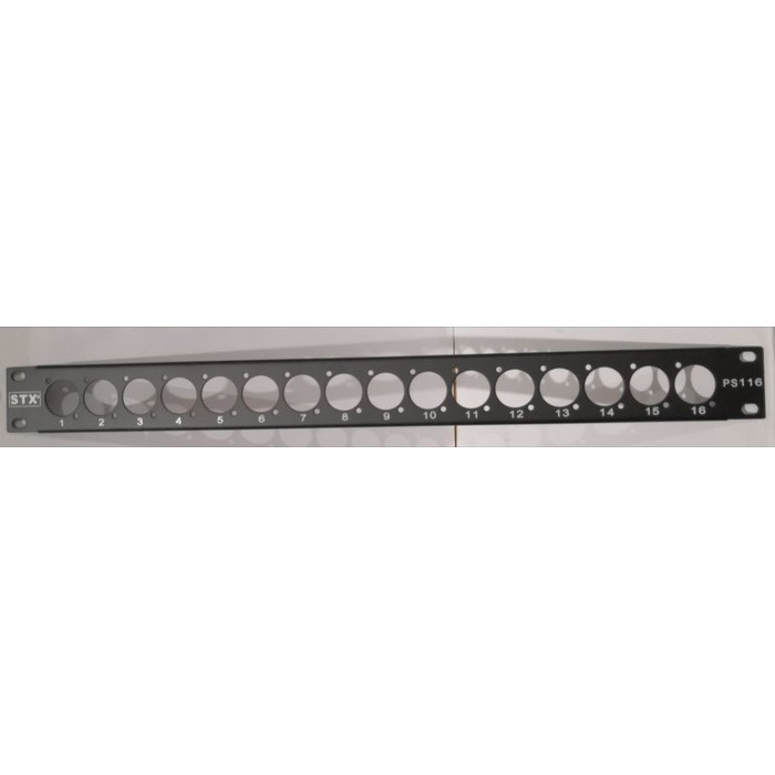 Jual Terminal / Panel Speakon/panel xlr Canon 1U/16 Lubang besi ...