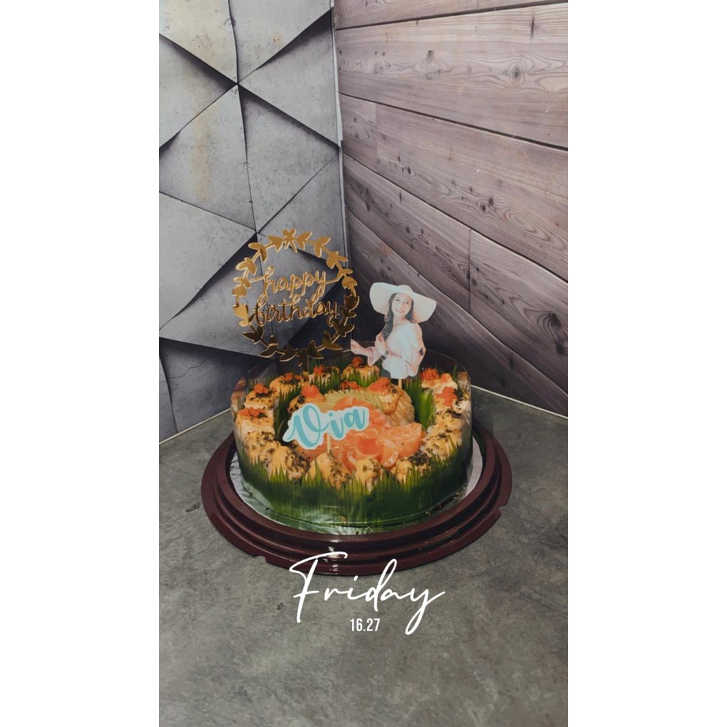 Fure Sushi -Botan Cake| Kue Ulang tahun|cake|sushi|Birthday Cake ...