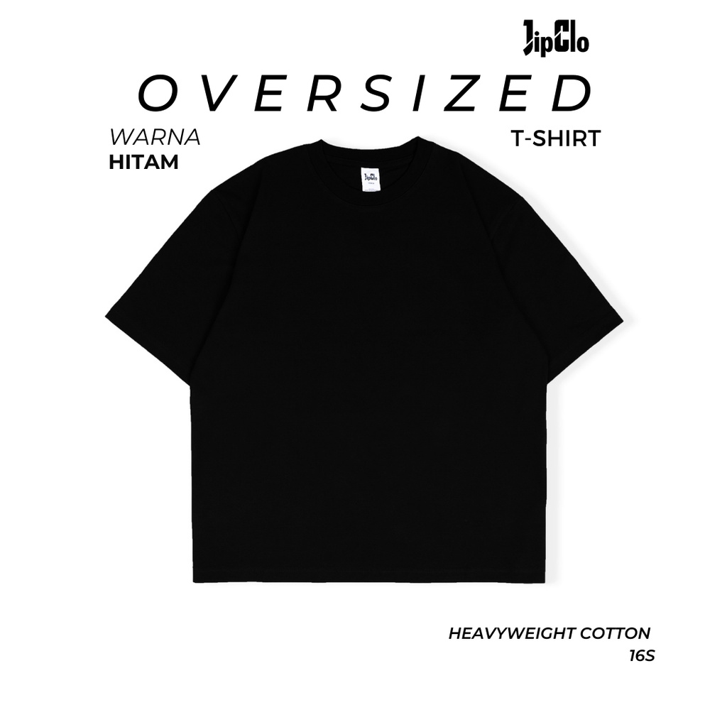 Jual Jipclo Kaos Polos Oversized Heavy Cotton 16s Hitam | Shopee Indonesia Jual Jipclo Kaos Polos Oversized Heavy Cotton 16s Hitam | Shopee Indonesia
