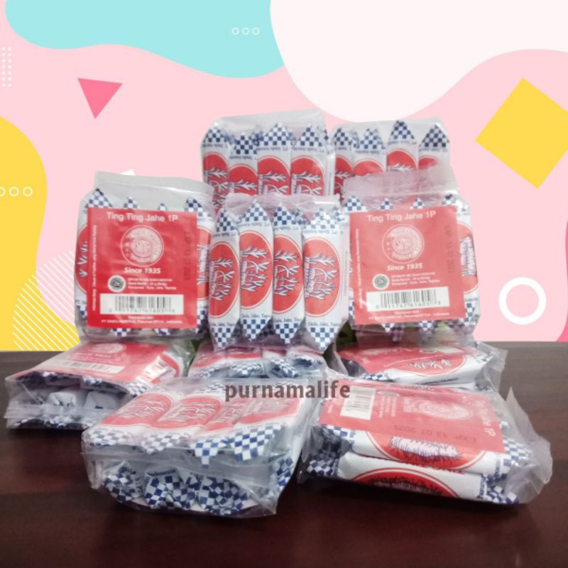 Jual Permen ting ting jahe sin A Pasuruan kemasan kuno ginger candy ...