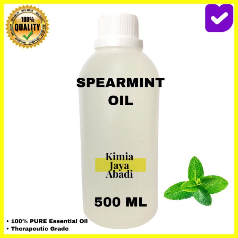 Jual Spearmint Essential Oil 500 ML / Minyak Daun Mint MURNI | Shopee ...