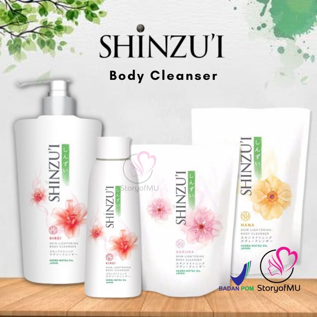 Jual SHINZUI Skin Lightening Body Cleanser 200ml | 250ml | 420ml Refill ...
