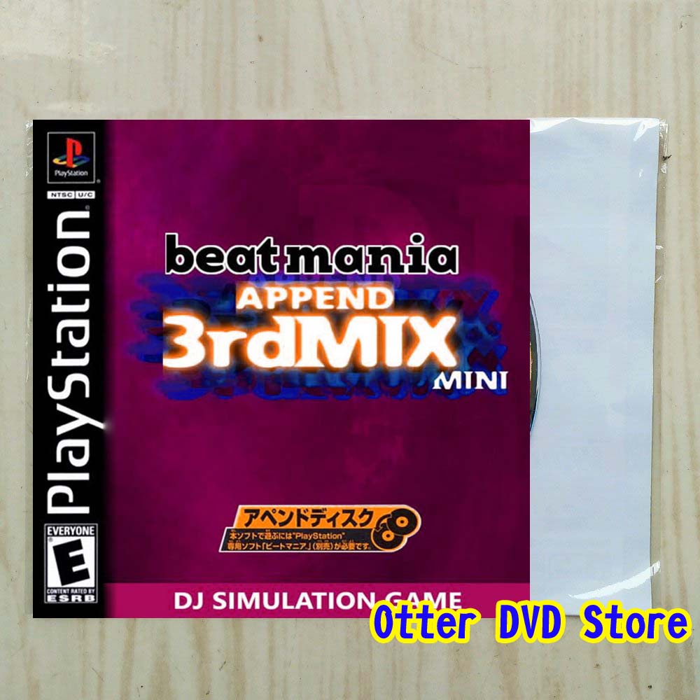 Jual Kaset CD Game Ps1 Ps 1 Beat Mania BeatMania - Append 3rd Mix Mini ...