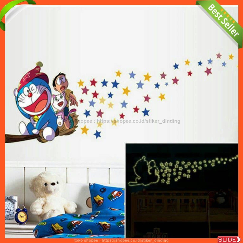 Jual STIKER DINDING WALLSTICKER WALL STICKER MENYALA SAAT GELAP ...