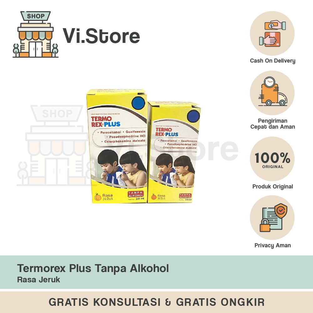 Jual Termorex Plus Sirup 60 ml / 30 ml | Shopee Indonesia