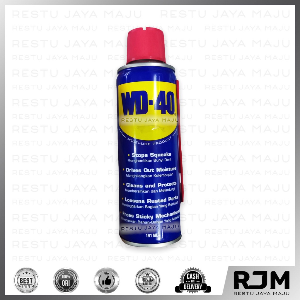 Jual WD 40 Semprotan Cairan Pelumas penghilang Anti Karat Lubricant 191 333 ml | Shopee Indonesia