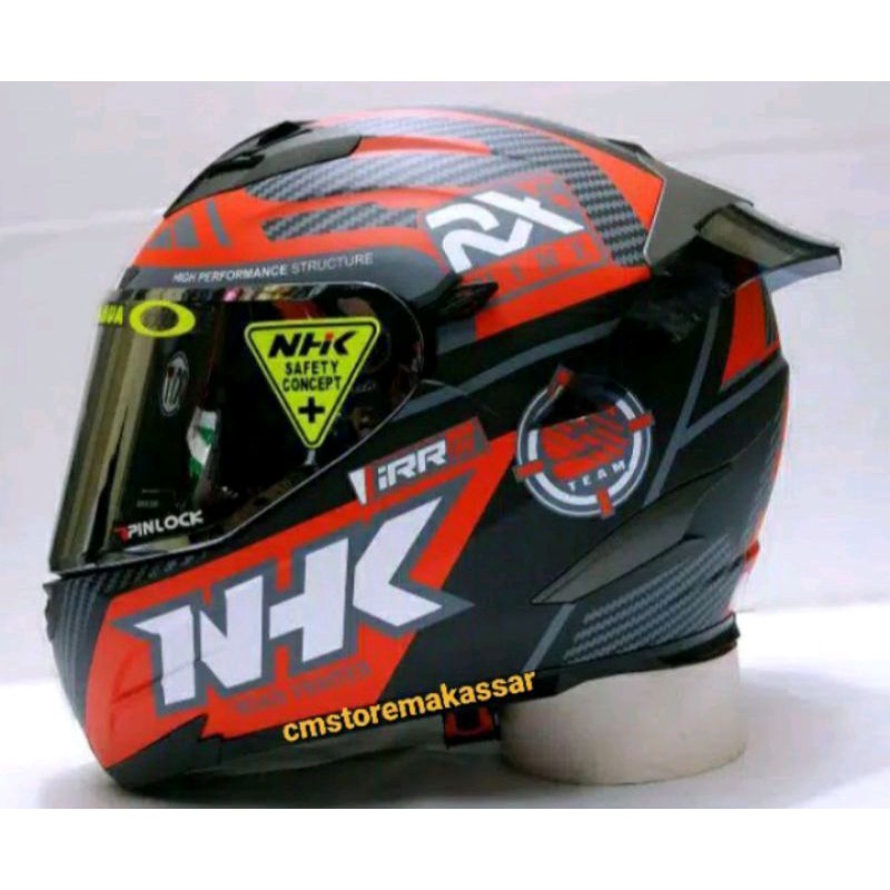 Jual Helm NHK RX9 Motif Full Face Paket Ganteng NHK RX-9 Modif Spoiler ...