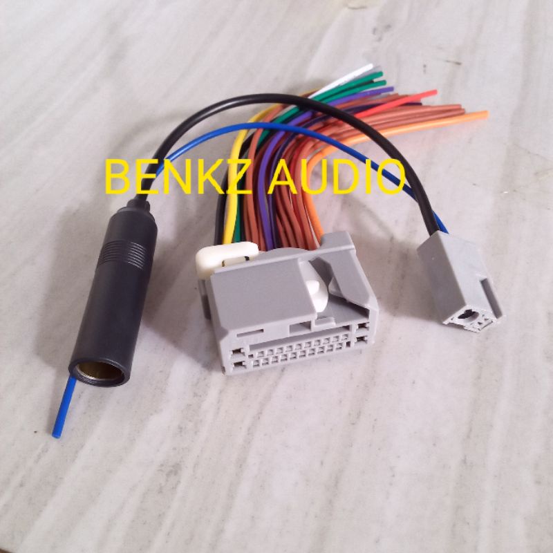 Jual Soket head unit tape oem honda HRV male konektor headunit hrv ...