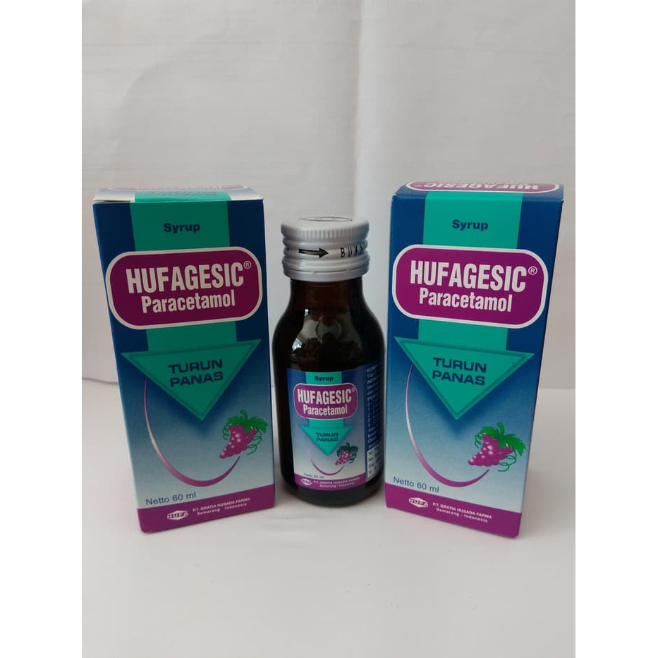 Jual HUFAGESIC PARACETAMOL SIRUP 60ML | Shopee Indonesia