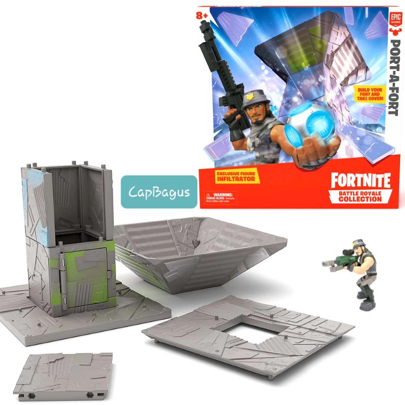 Jual Fortnite Battle Royal Collection Port a Fort Playset Benteng ...