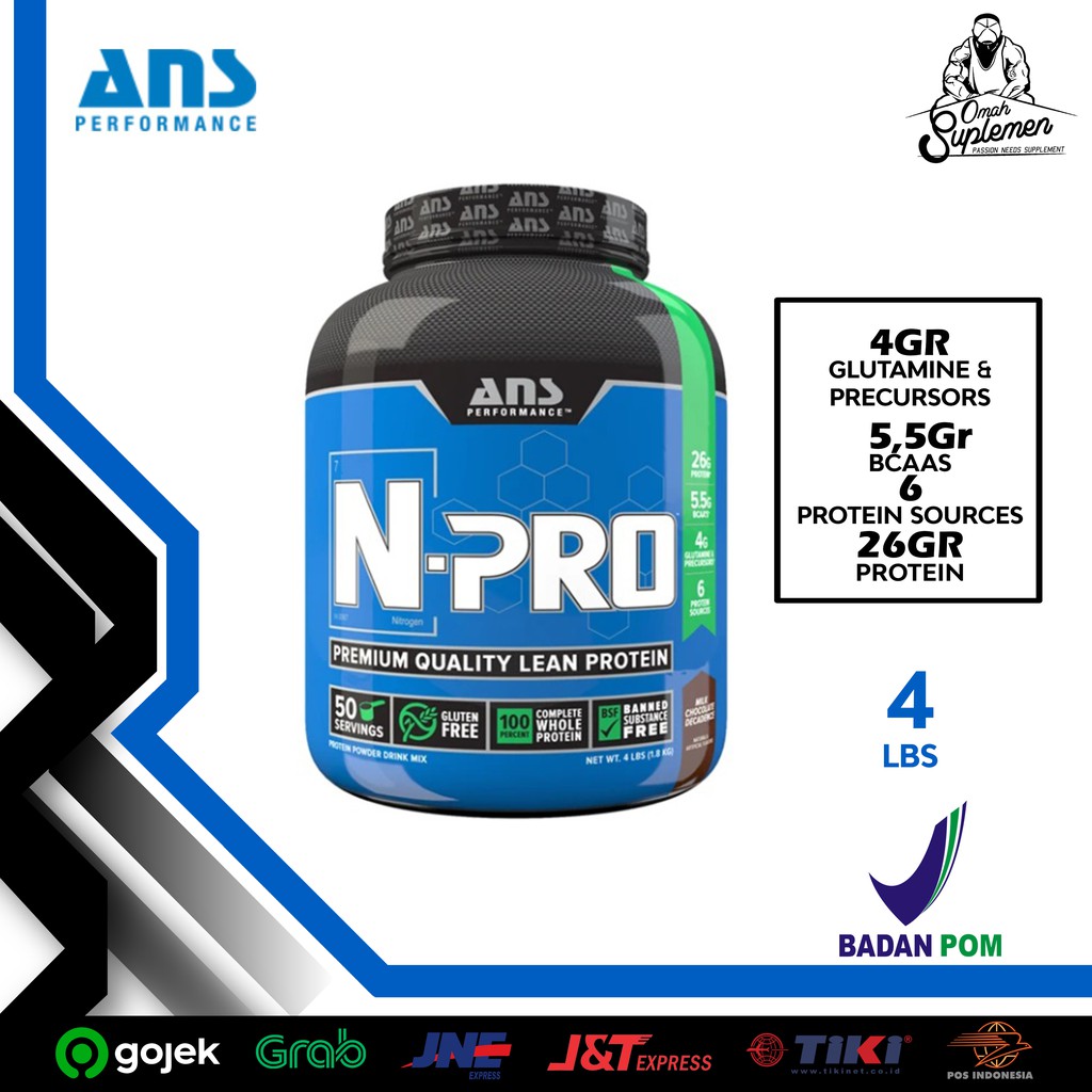 ANS N-Pro 4 lbs BPOM Lean Protein ans n pro 4lbs whey protein | Shopee ...