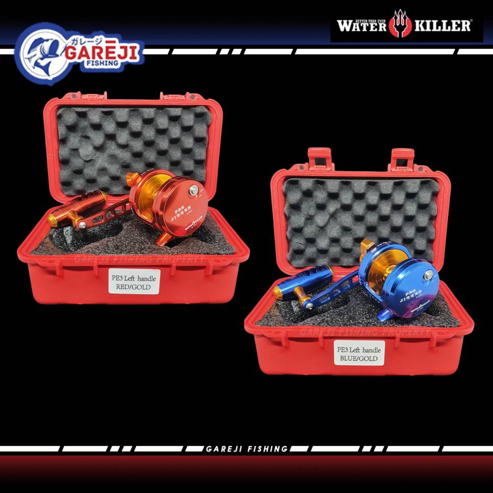 Jual Reel Pancing OH WATER KILLER PRO JIGGER Overhead Handle Kiri PE3 ...