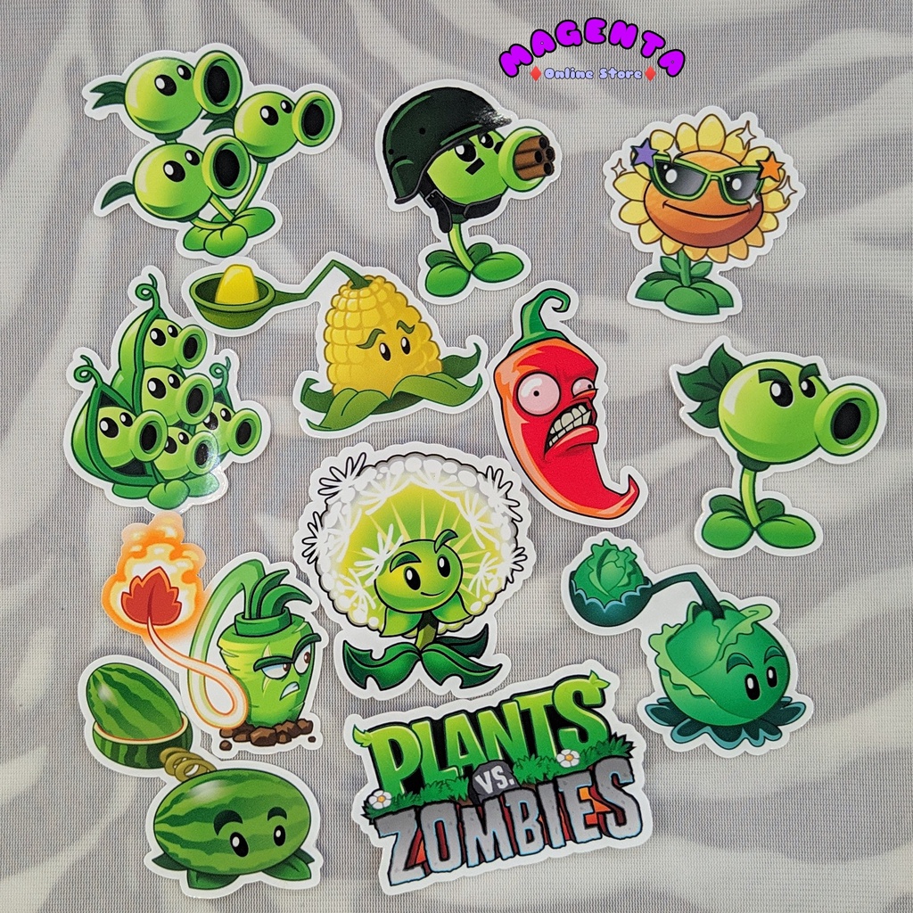 Jual Stiker Game Plants vs Zombies PVZ-1 | Shopee Indonesia