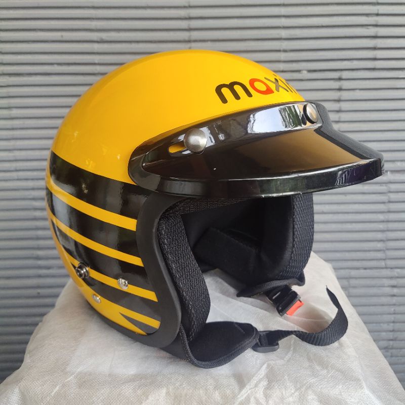 Jual Helm Bogo Retro Kaca Pilot SNI Ojol Maxim Driver Indonesia ...