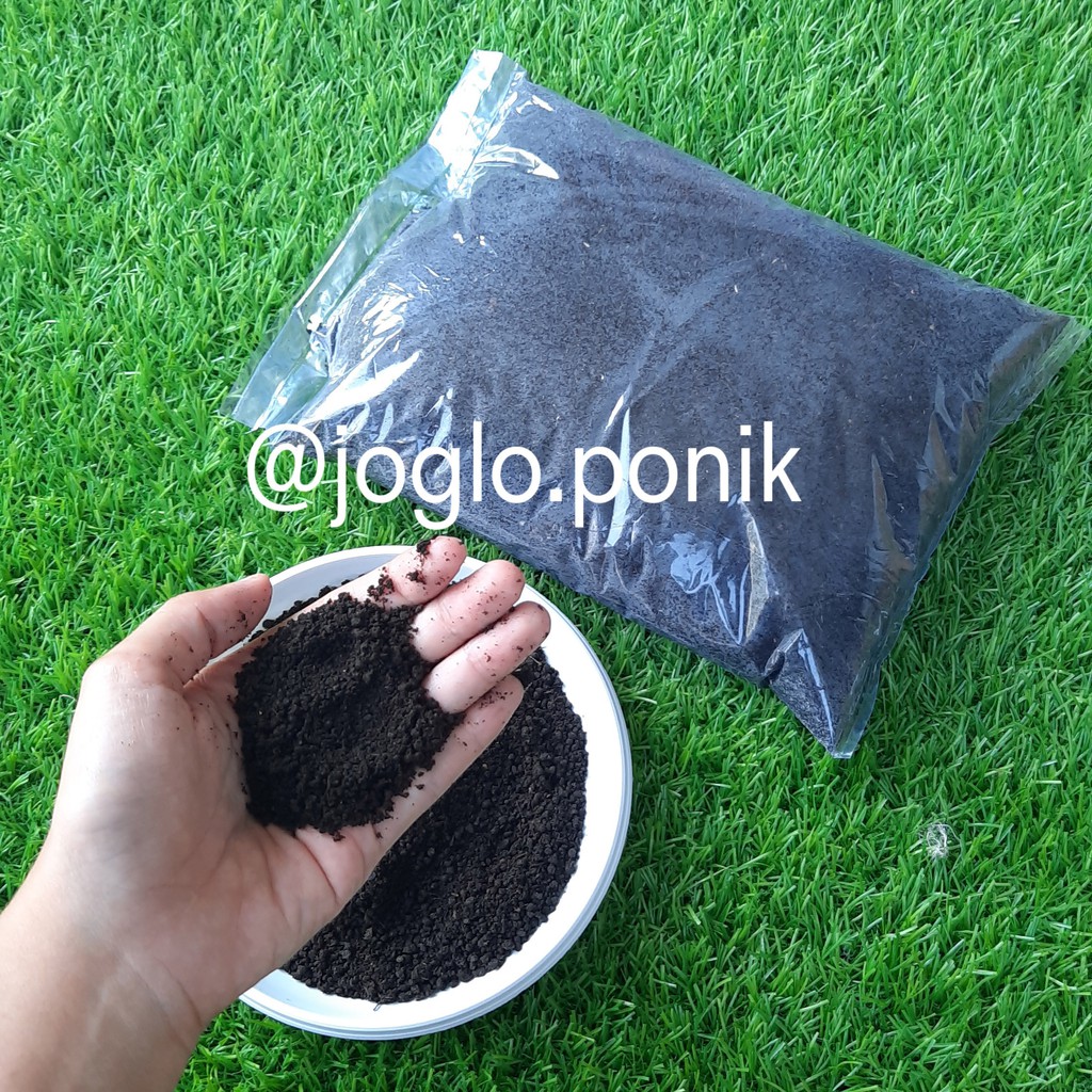 Jual Pupuk kascing vermicompost pupuk organik berat 1kg | Shopee Indonesia