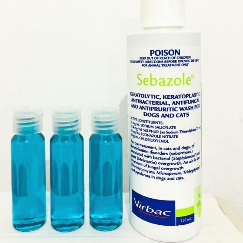 Jual Shampoo Jamur Sebazole Virbac rekomendasi dokter hewan sedunia ...