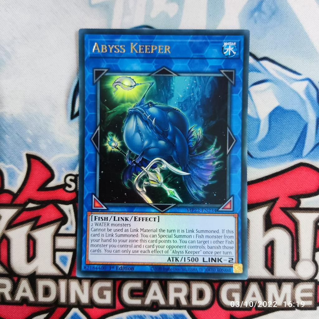 Jual yugioh abyss keeper MP22 ultra rare original | Shopee Indonesia