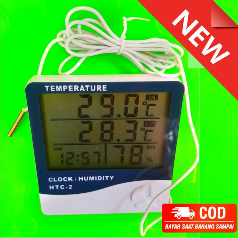 Jual ALAT UKUR SUHU DAN KELEMBAPAN GRATIS KABEL SENSOR | Shopee Indonesia