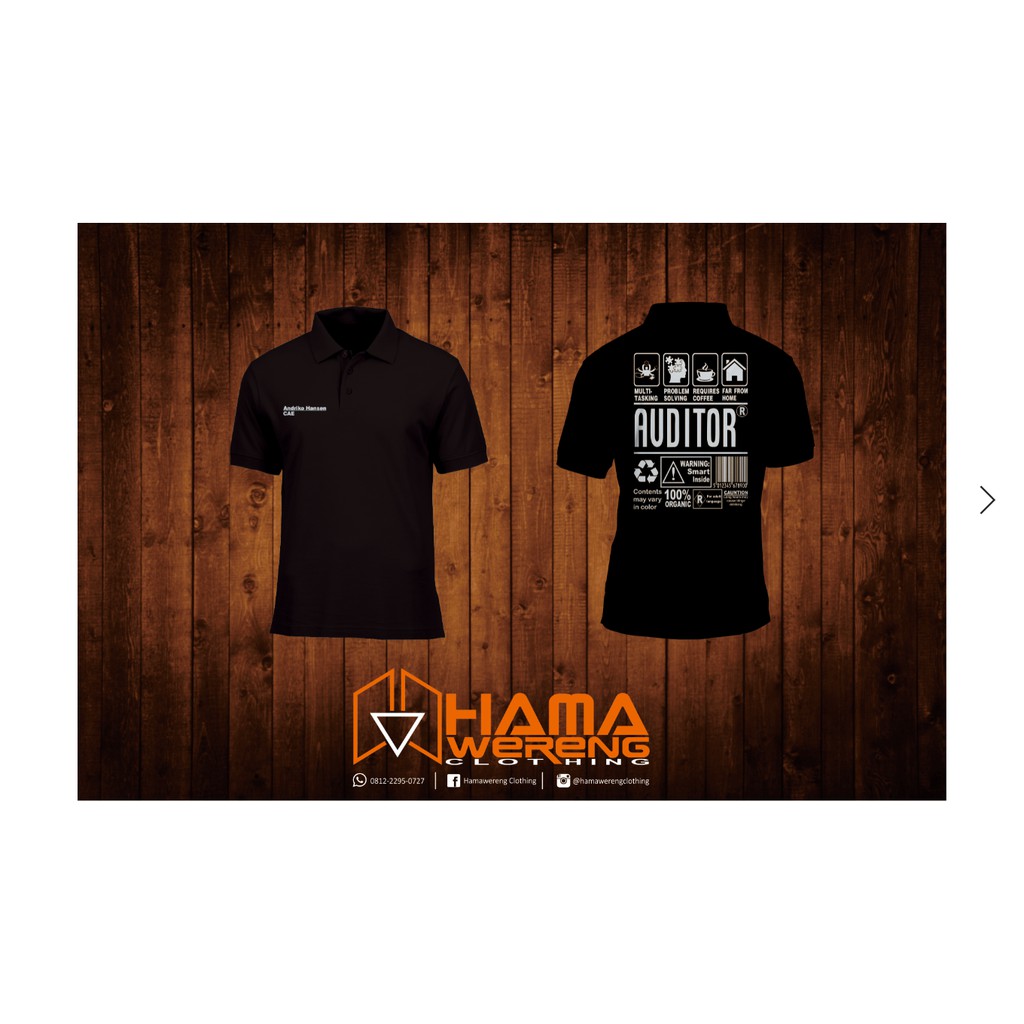Jual KAOS KERJA KAOS FAKULTAS AUDITOR POLO SHIRT KAOS BERKERAH (NAME ... Jual KAOS KERJA KAOS FAKULTAS AUDITOR POLO SHIRT KAOS BERKERAH (NAME ...