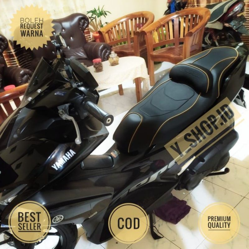 Jual Sarung Kulit Jok Motor Aerox 125 New Aerox 155 Modif Eropa Press ...