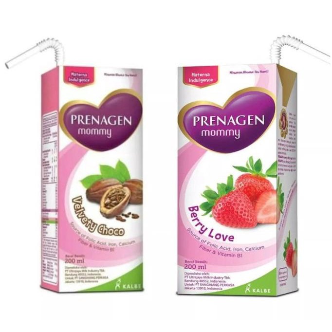 Jual Prenagen Mommy UHT Velvety Choco|Berry Love 200ml | Shopee Indonesia