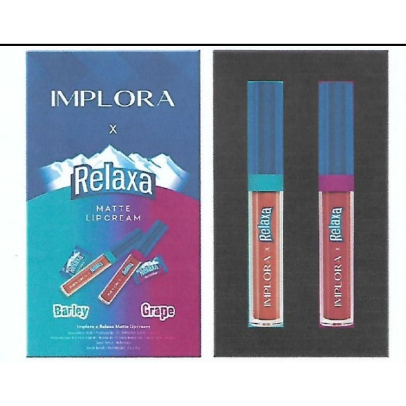 Jual Implora x Relaxa matte lip cream | Shopee Indonesia