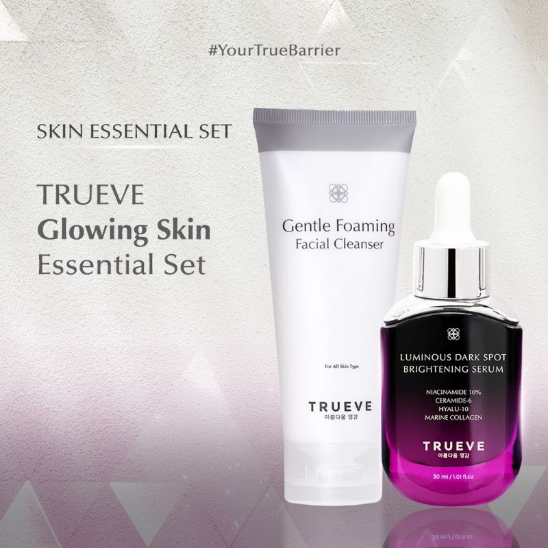 Jual Trueve Glowing Skin Essential Set ( Niacinamide Brightening Serum ...