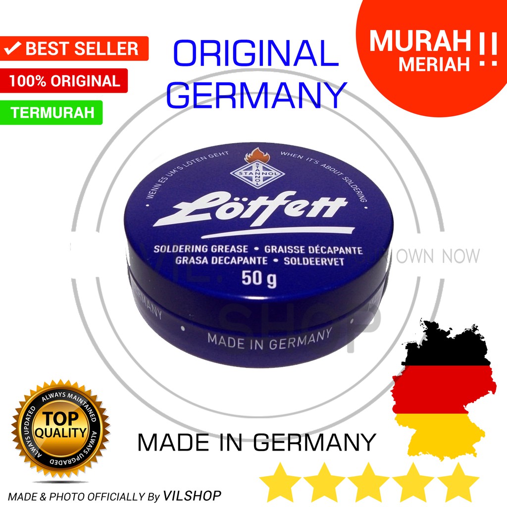 Jual LOTFETT MINYAK SOLDER ASLI ORIGINAL MADE IN GERMANY / CAIRAN ...