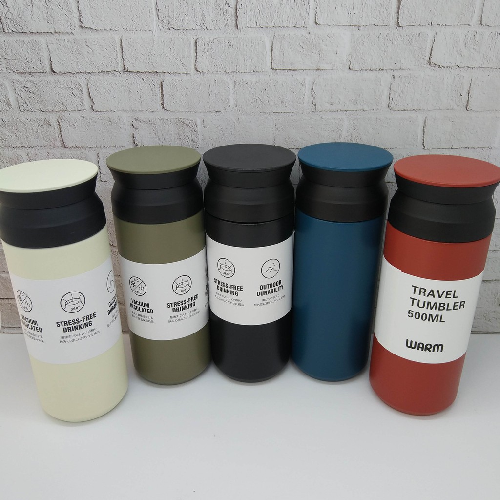 Thermos botol minum stainless steel - gelas mug tumbler air panas SG500 ...