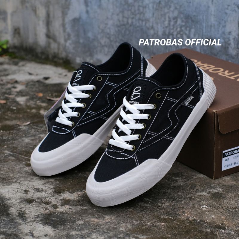 Jual Patrobas Equip Low Black White Original Indonesia|Shopee Indonesia
