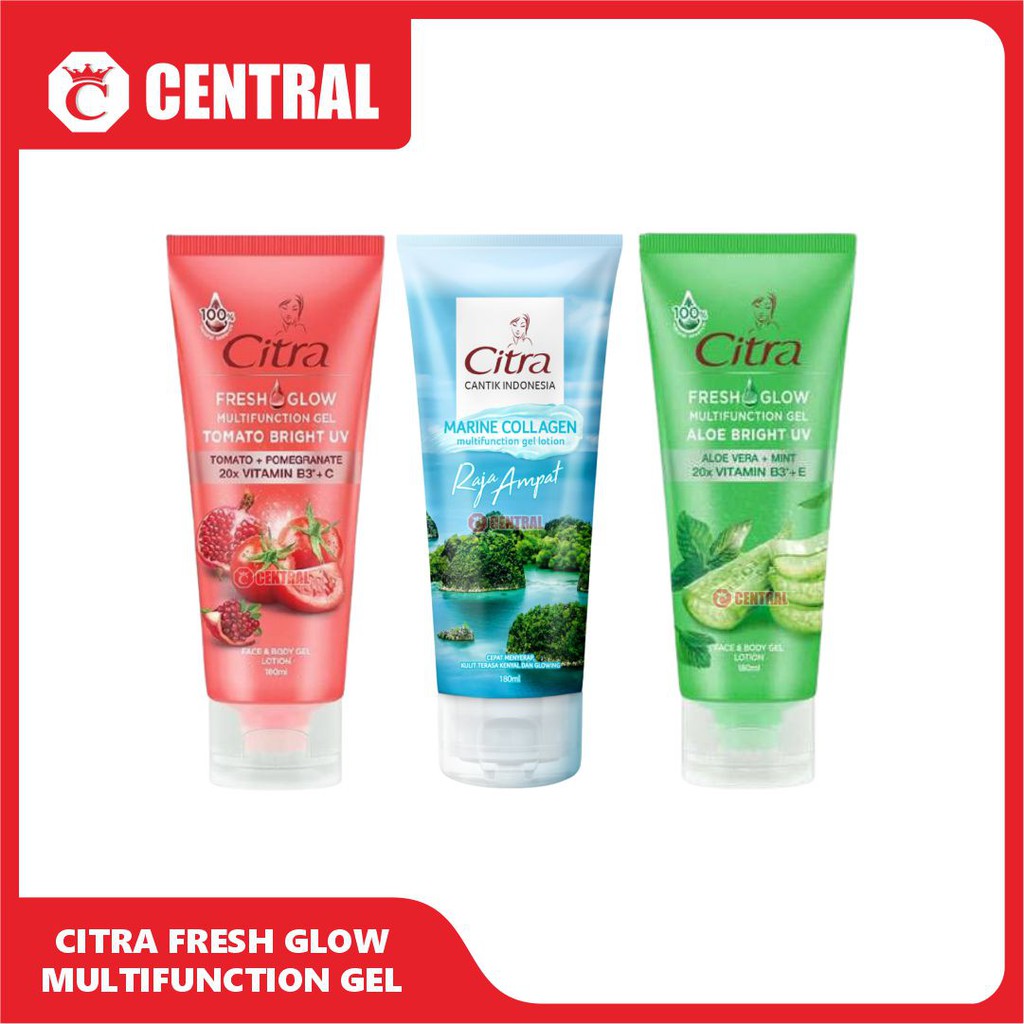 Jual CITRA FRESH GLOW MULTIFUNCTION GEL 180ml / Centralbandung | Shopee ...