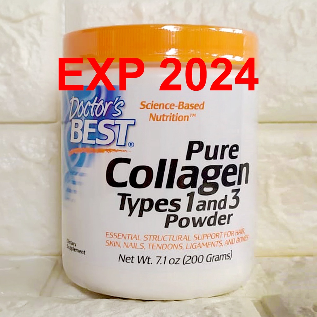 Jual Doctor's Doctors Best PURE COLLAGEN Types 1 and 3 Powder 200gr ...
