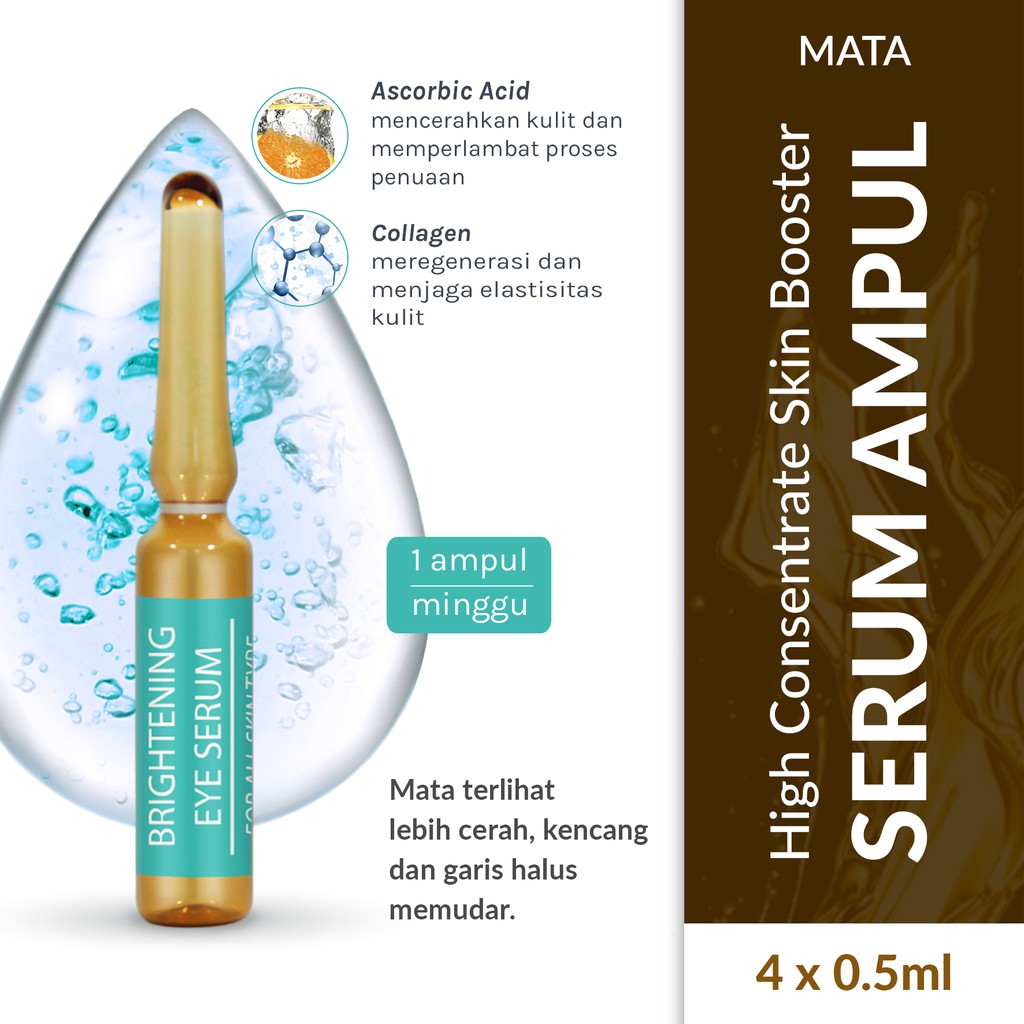 Jual Esther Brightening Eye Serum 4 x 0.5ml - Serum Mata, Serum Mata Panda, Serum Kantung Mata ...