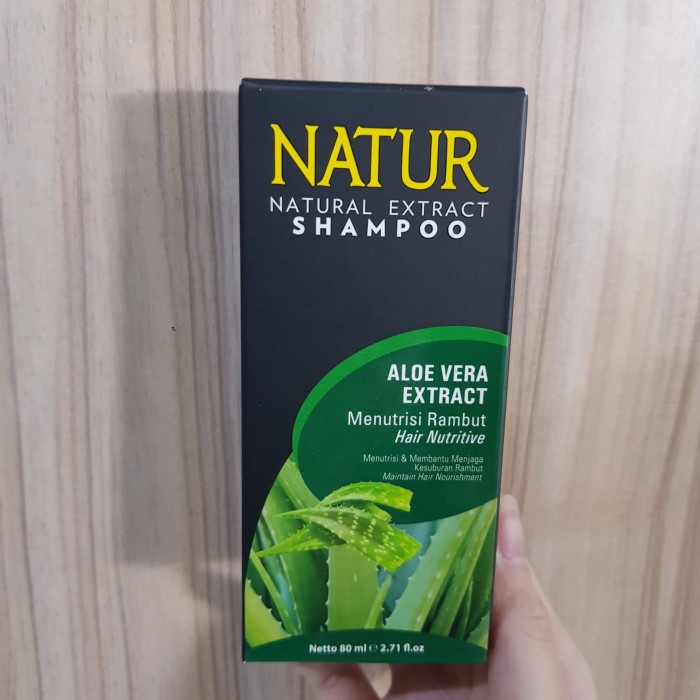 Jual Natur Shampoo Aloe Vera 80 ml | Shopee Indonesia