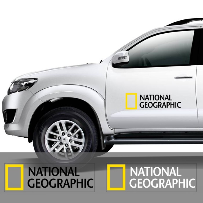 Jual Stiker National Geographic Cutting Sticker Pintu Mobil 60 cm Nat ...