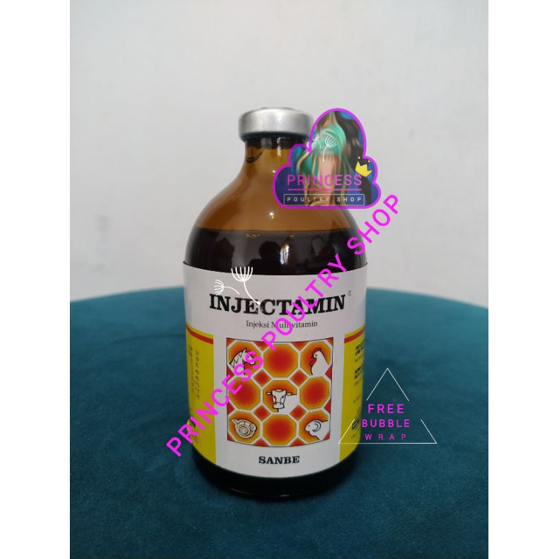 Jual INJECTAMIN 100 ml - Multivitamin Injeksi A, D, E dan B-kompleks ...