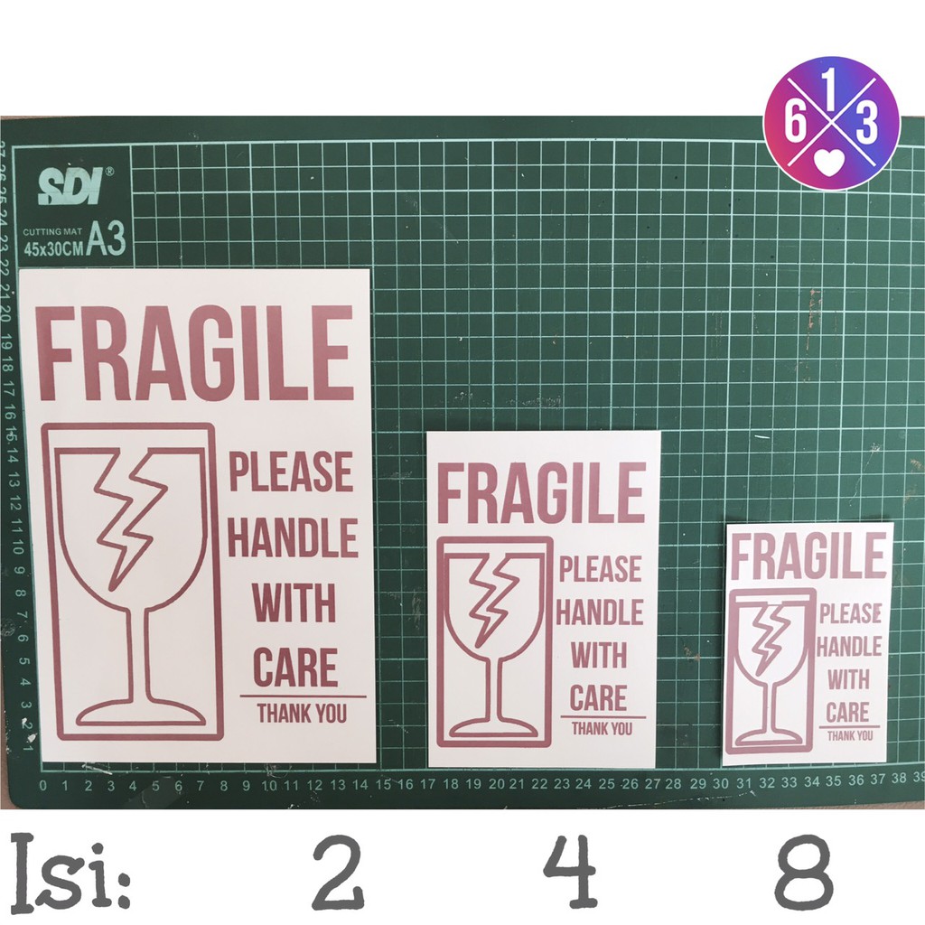 Jual Stiker FRAGILE untuk kirim paket | Shopee Indonesia