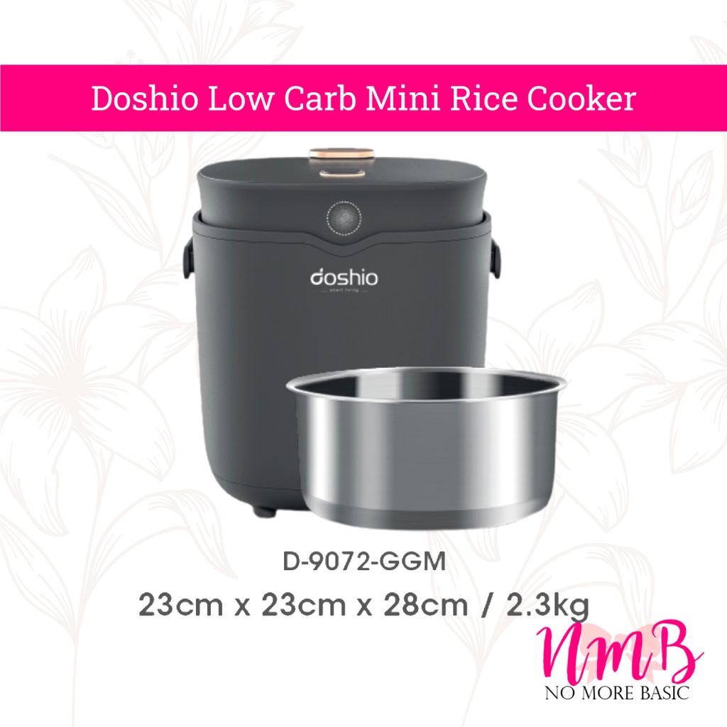 Jual Doshio Low Carbo Mini Rice Cooker Penanak Nasi Rendah Karbohidrat ...