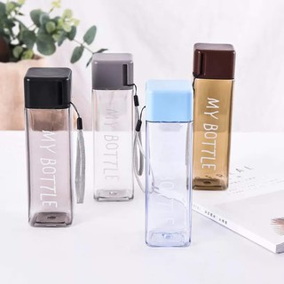 Jual Memobottle Botol Minum Kotak Flat Kapasitas 380ml Tempat Menyimpan ...