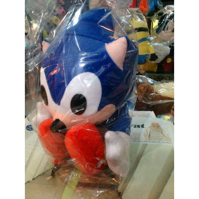 Jual Boneka Sonic the Hedgehog maskot Sega tinggi 30 cm Indonesia ...
