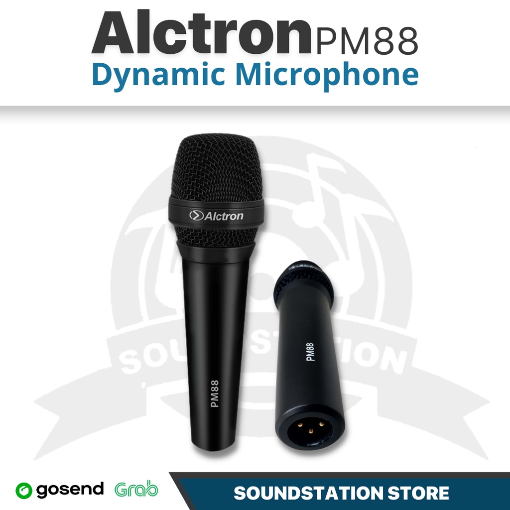Jual ALCTRON PM88 DYNAMIC MICROPHONE - MIC DINAMIC MIC VOCAL | Shopee ...