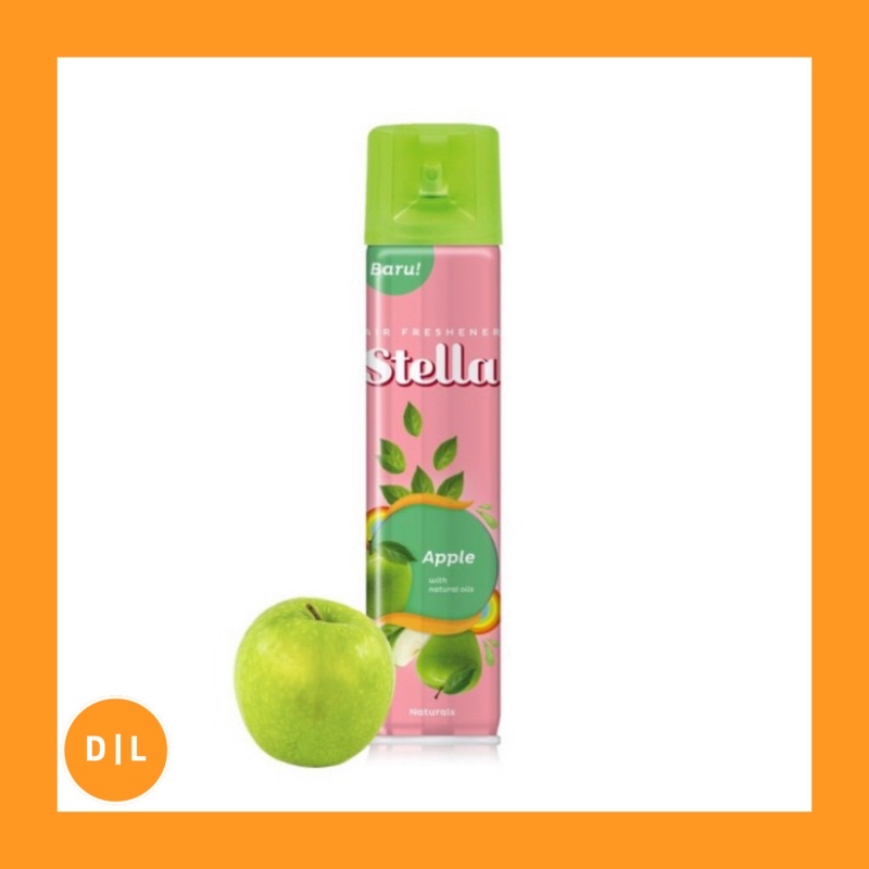 Jual Stella Aerosol Apel / apple 400ml Pengharum Ruangan Stella Semprot ...