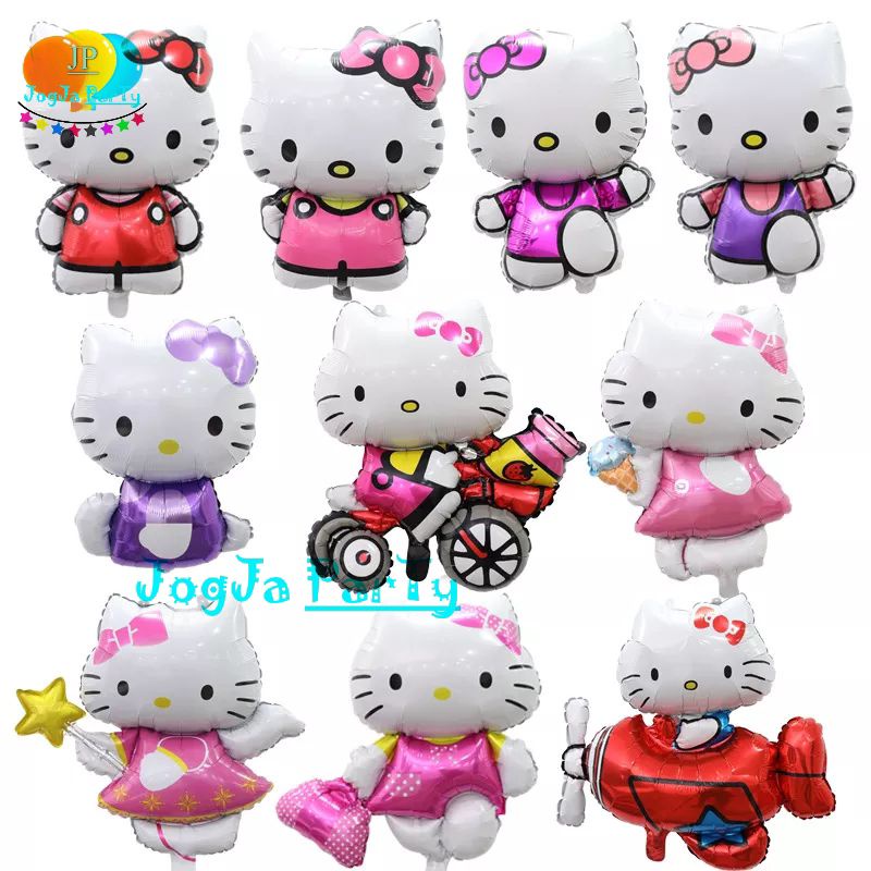 Jual balon foil hello kity balon karakter hello kity balon hello kity ...