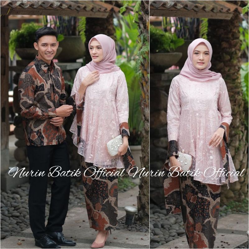 Jual Batik Couple Mega Couple Tunik Kebaya Modern Kebaya Tunangan ...