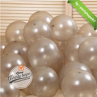 Jual Balon Metalik Silver / Balon Latex Warna silver / Balon Karet ...