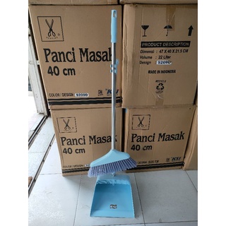 Jual Sapu Sekop LIPAT Stainless Pengki Set Deluxe | Shopee Indonesia