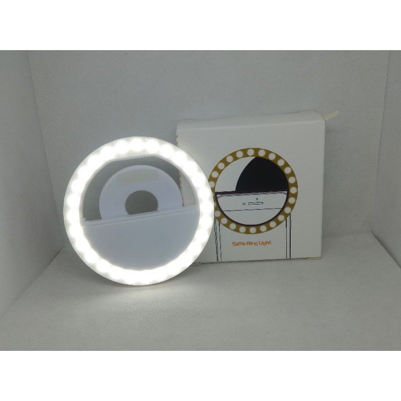 Jual Selfie ring light / lampu selfie led bulat Indonesia|Shopee Indonesia